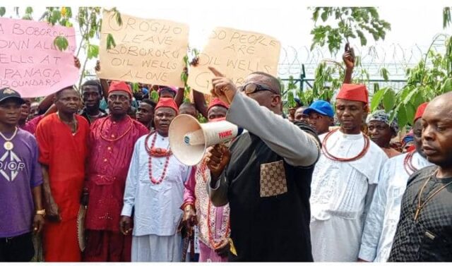 Delta Community Of Boboroku Protests Over Disputed Oil Wells, Accuses ...